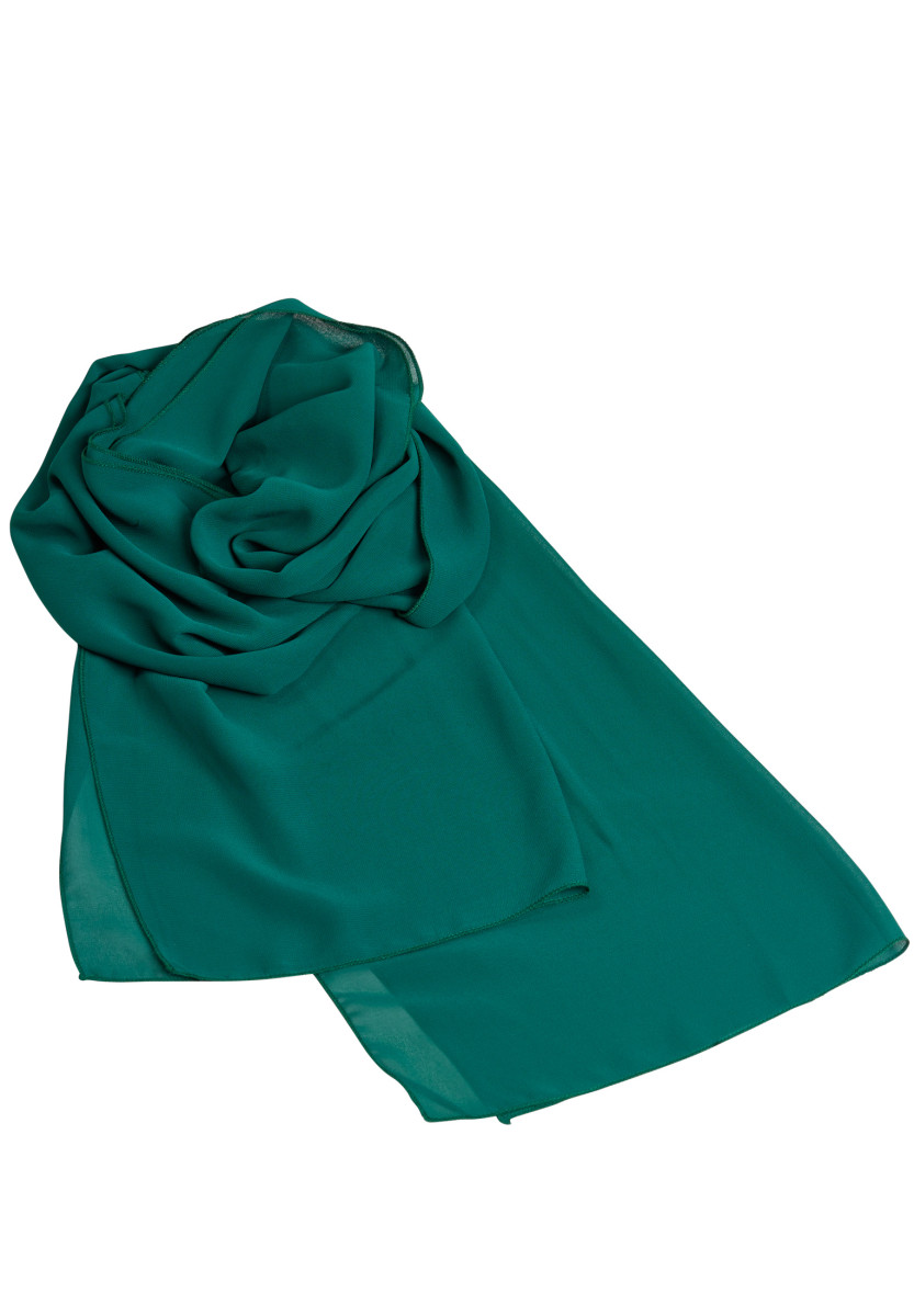 Stola aus Chiffon » Farbe: dunkelgrün, Größe: Einheitsgröße ...